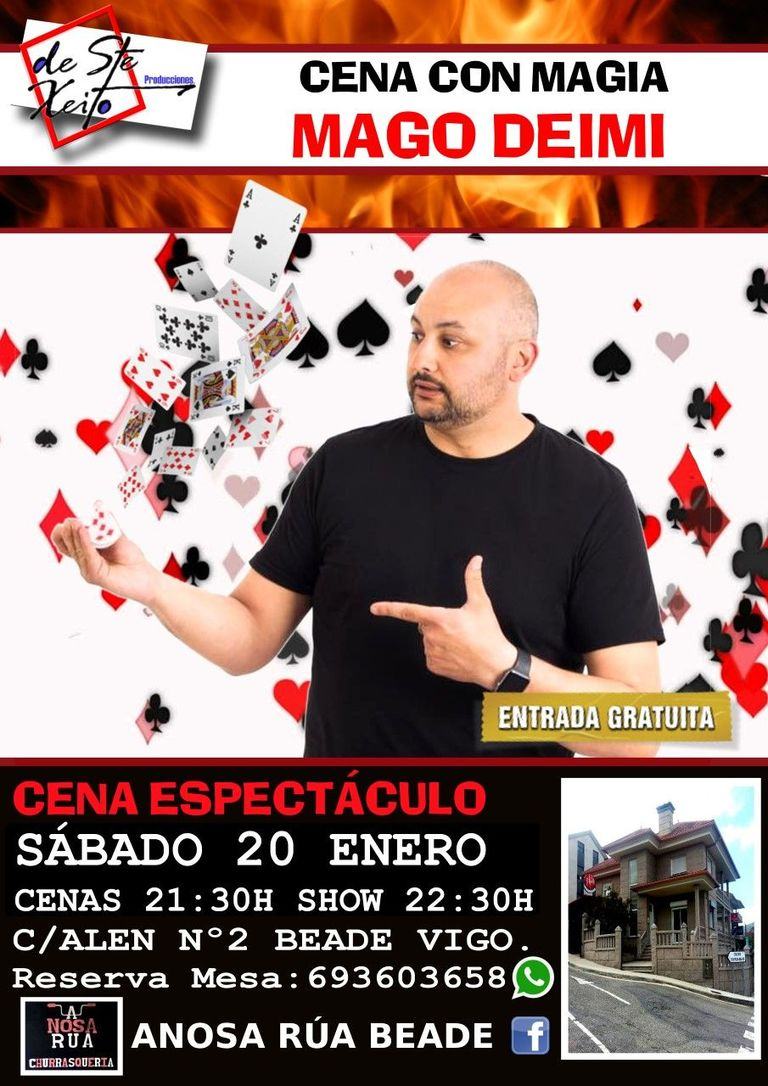 Mago Deimi en directo este Sábado a la noche | Noticias Vigo